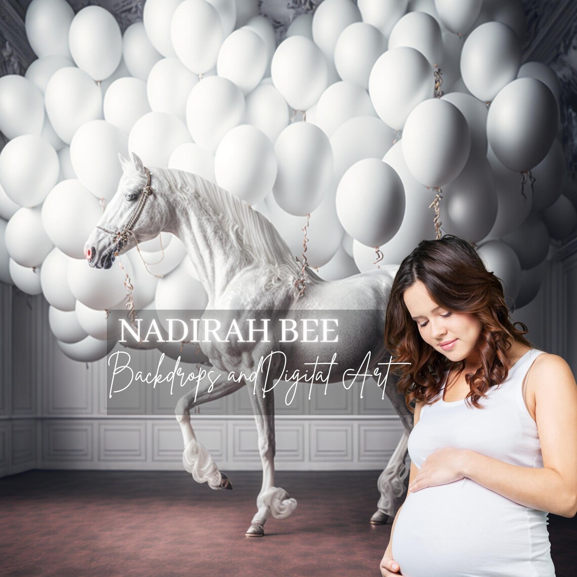 Maternity Backdrop Overlays, Floral Room Backdrops, Studio Backdrop ...