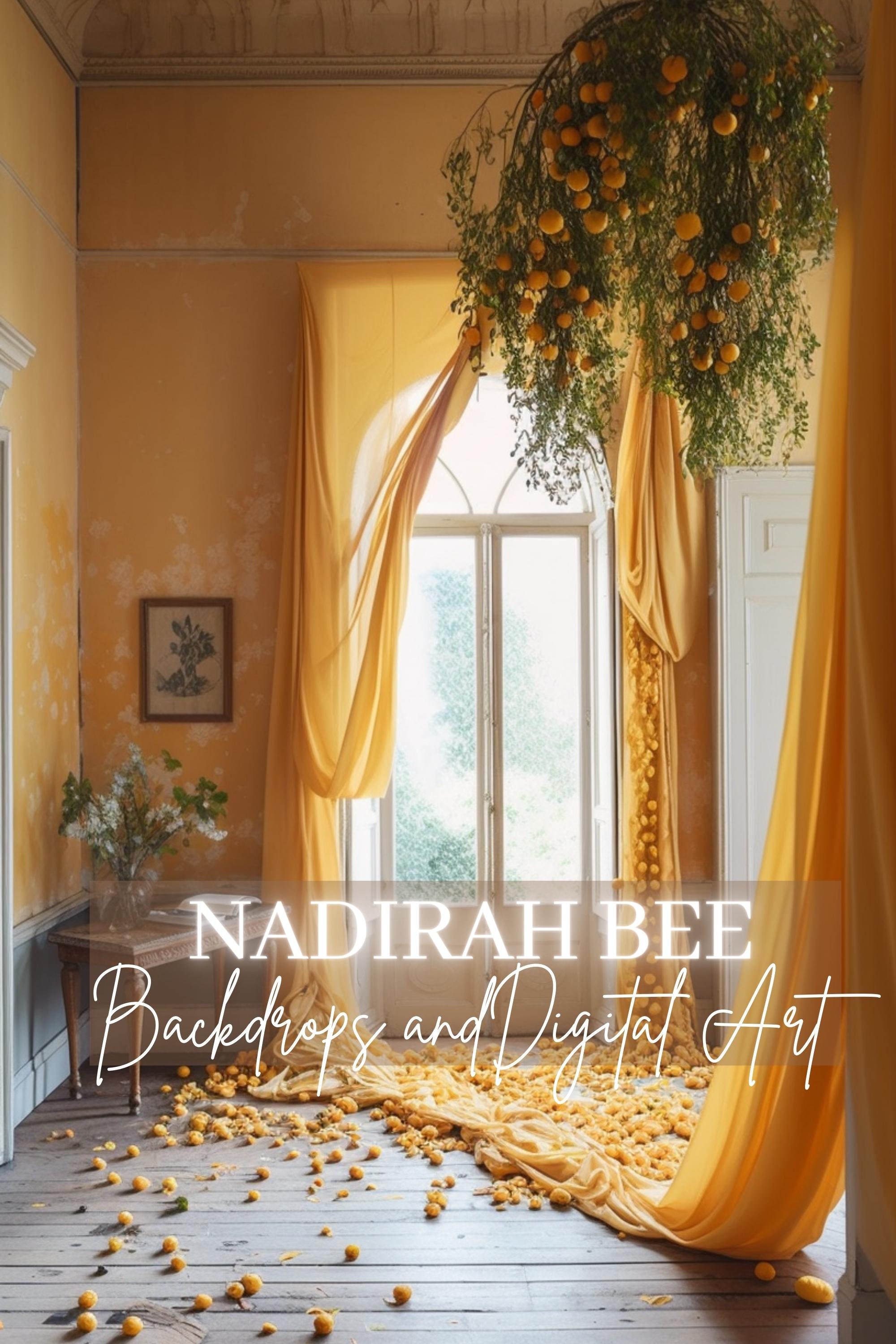 Lemon Room Backdrops, Studio Backdrop Overlays, Digital Backdrop, Fine ...