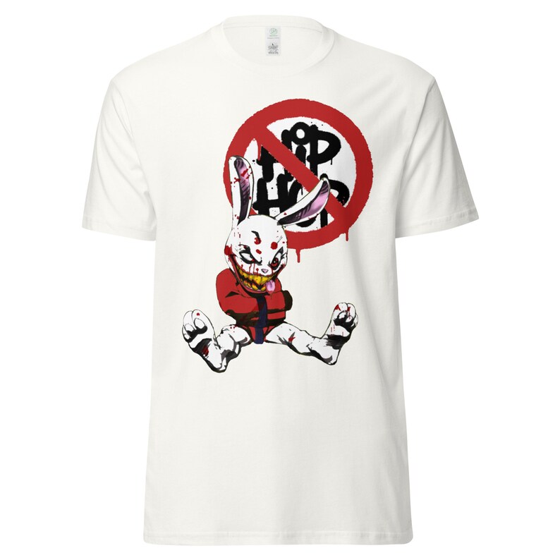 No Hip Hop T-shirt. Punk Sauce Bunny Tee / Punk Band Merchandise / Punk ...