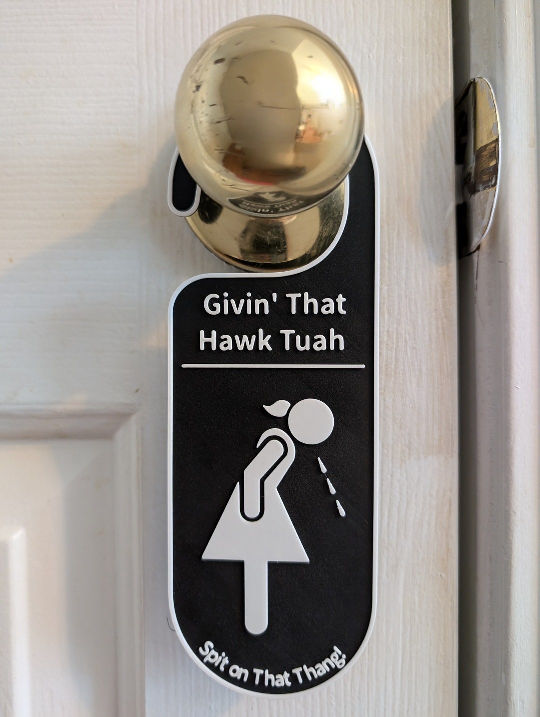 Hawk Tuah Door Hanger - Etsy
