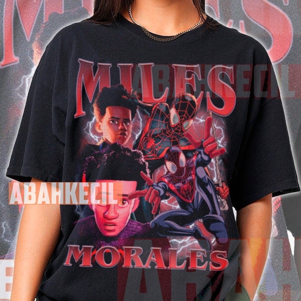 Miles Morales Bootleg Tshirt - Etsy