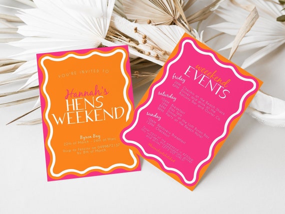Outline In Organe Invite
