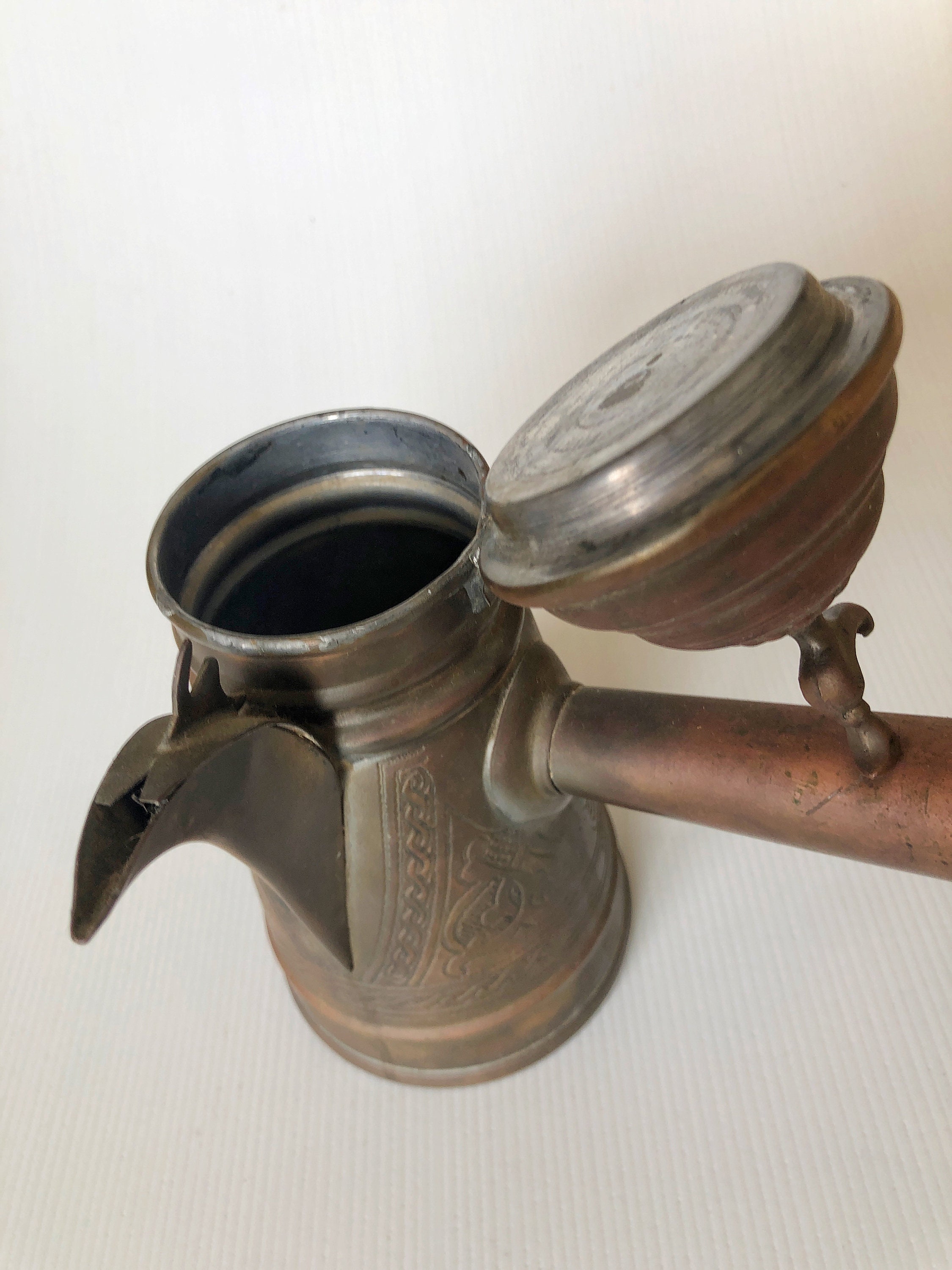 Iskandar Matar and Sons (nazareth) Handmade Copper Coffee Pot - Made ...
