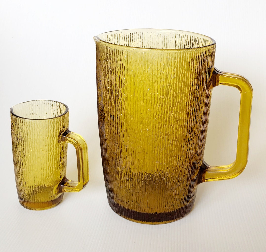 Crown Crystal / Kaaru Glass (new Zealand) 'furrow' in Honeygold, From ...