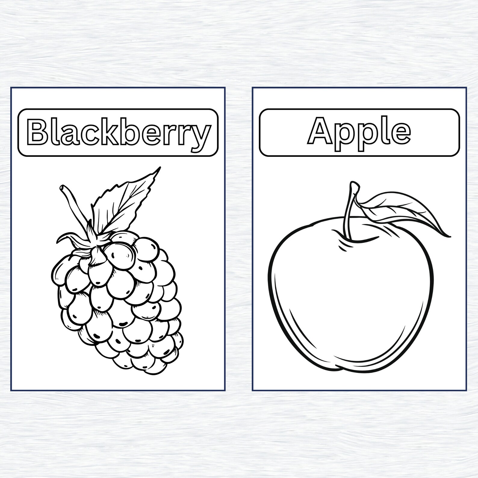 Help Your Kids Learn Fruits With Fun, Printable Coloring Pages for Kids ...