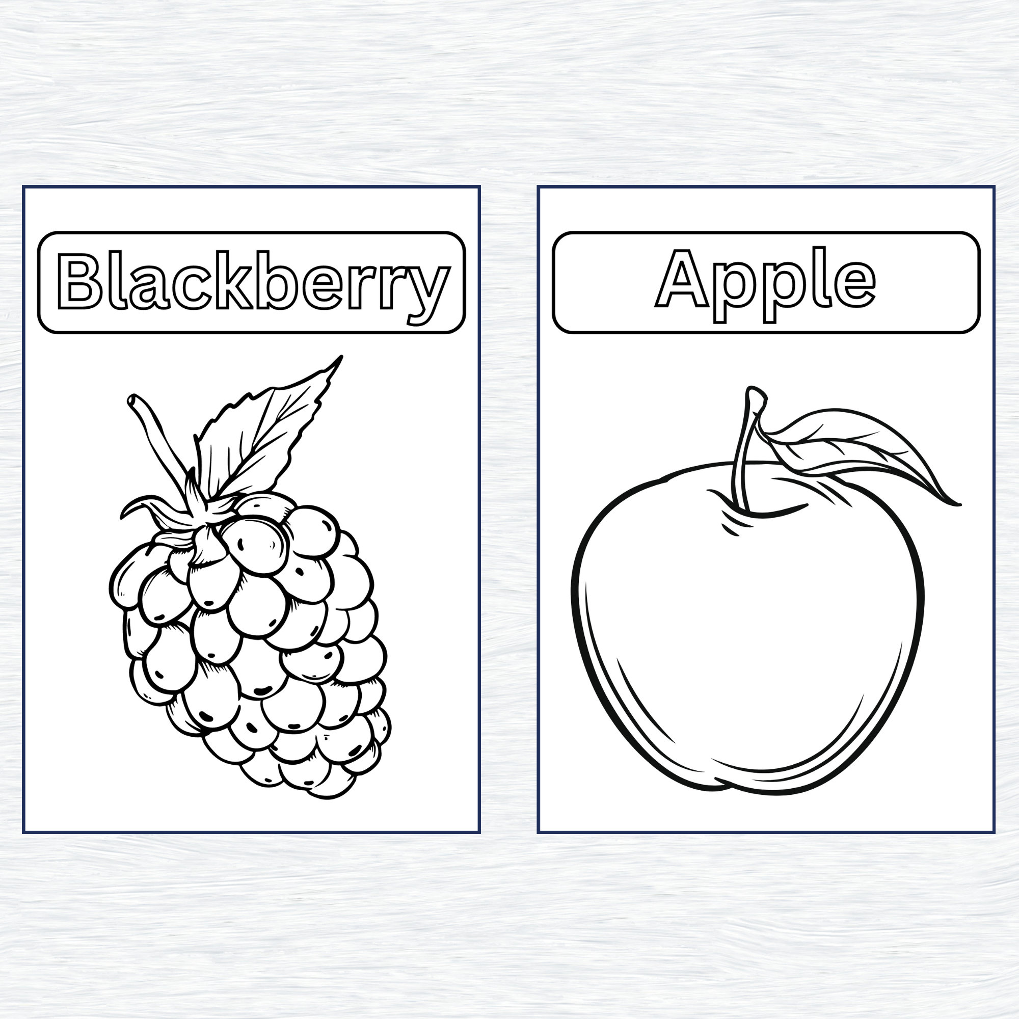 Help Your Kids Learn Fruits With Fun, Printable Coloring Pages for Kids ...