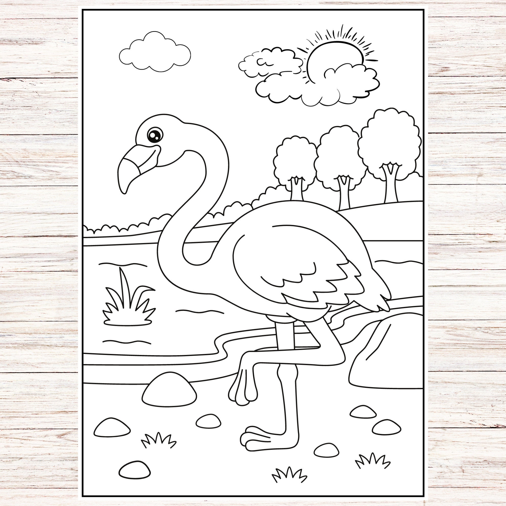 Artistic Animals: Printable Coloring Pages - Beautifully Illustrated ...