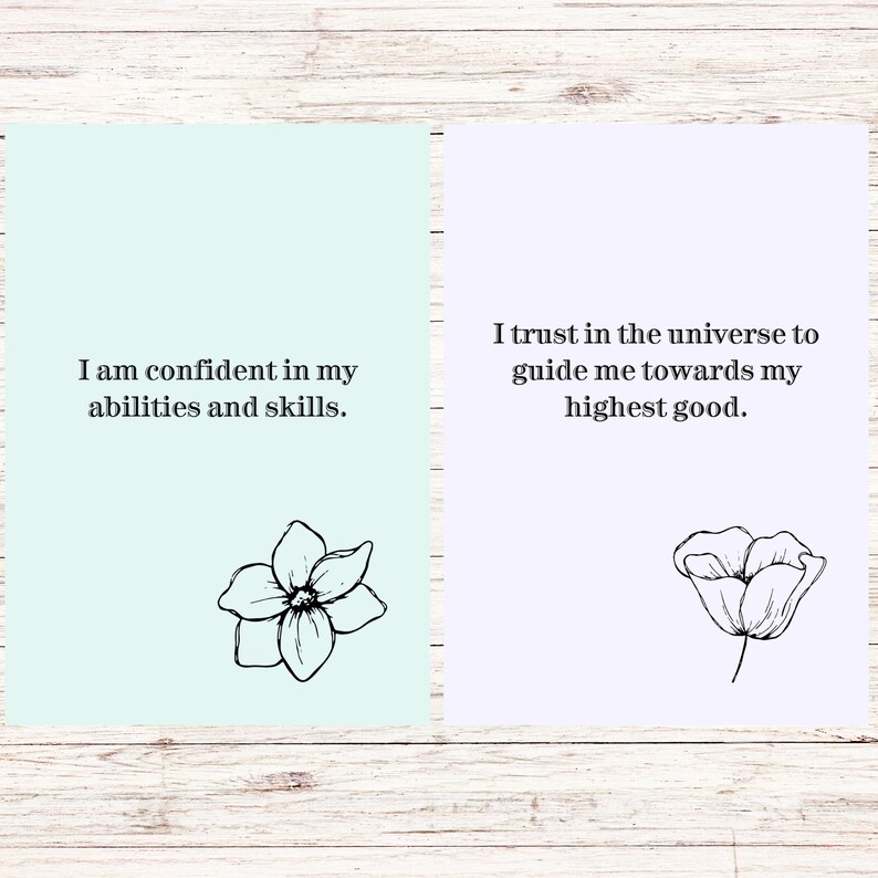 Printable Affirmation Cards, Inspiring Affirmation Cards for Daily ...