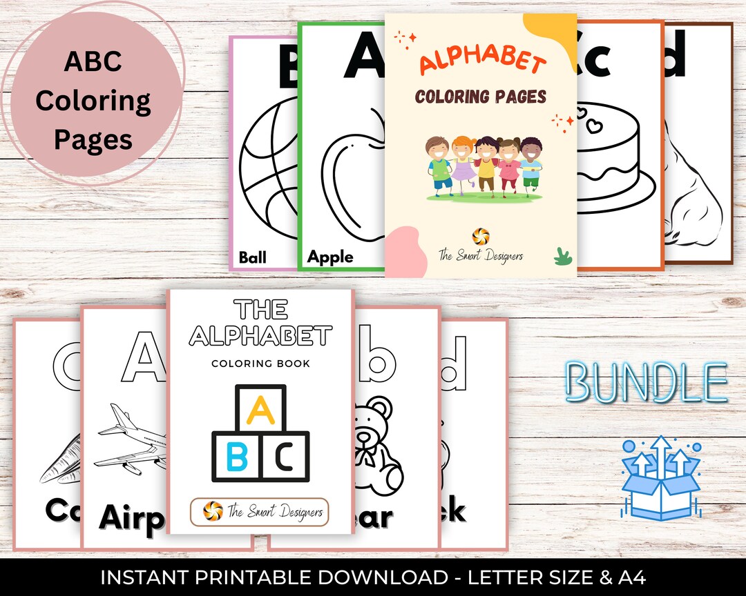 Creative Learning: Fun Alphabet Coloring Pages for Kids, ABC Coloring ...