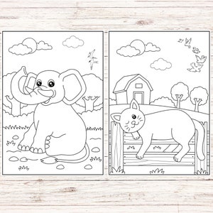 Printable Animal Coloring Pages - Fun and Educational Art for All Ages ...