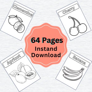 Help Your Kids Learn Fruits With Fun, Printable Coloring Pages for Kids ...