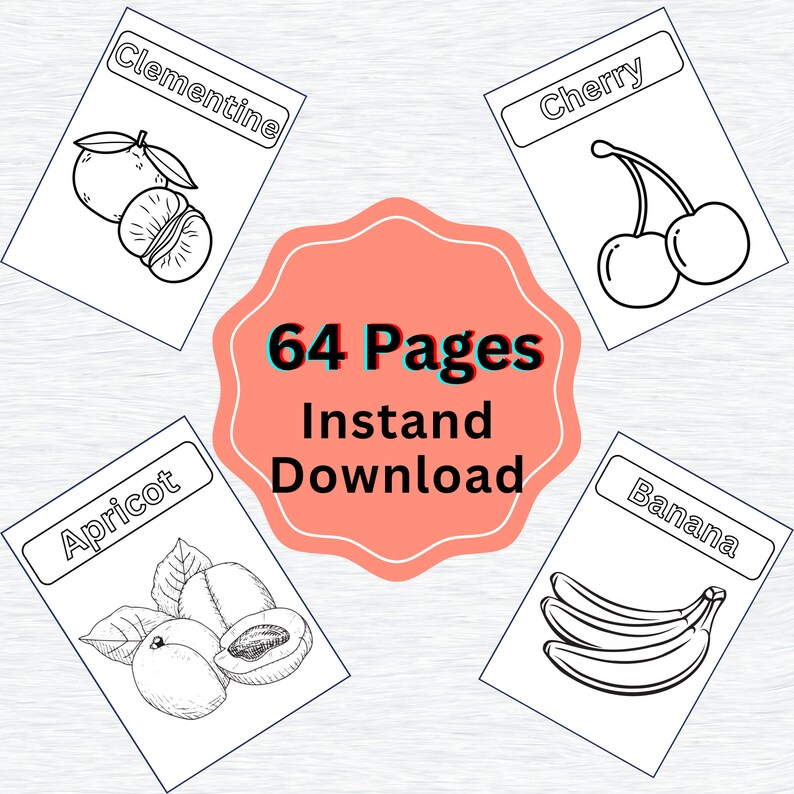 Help Your Kids Learn Fruits With Fun, Printable Coloring Pages for Kids ...