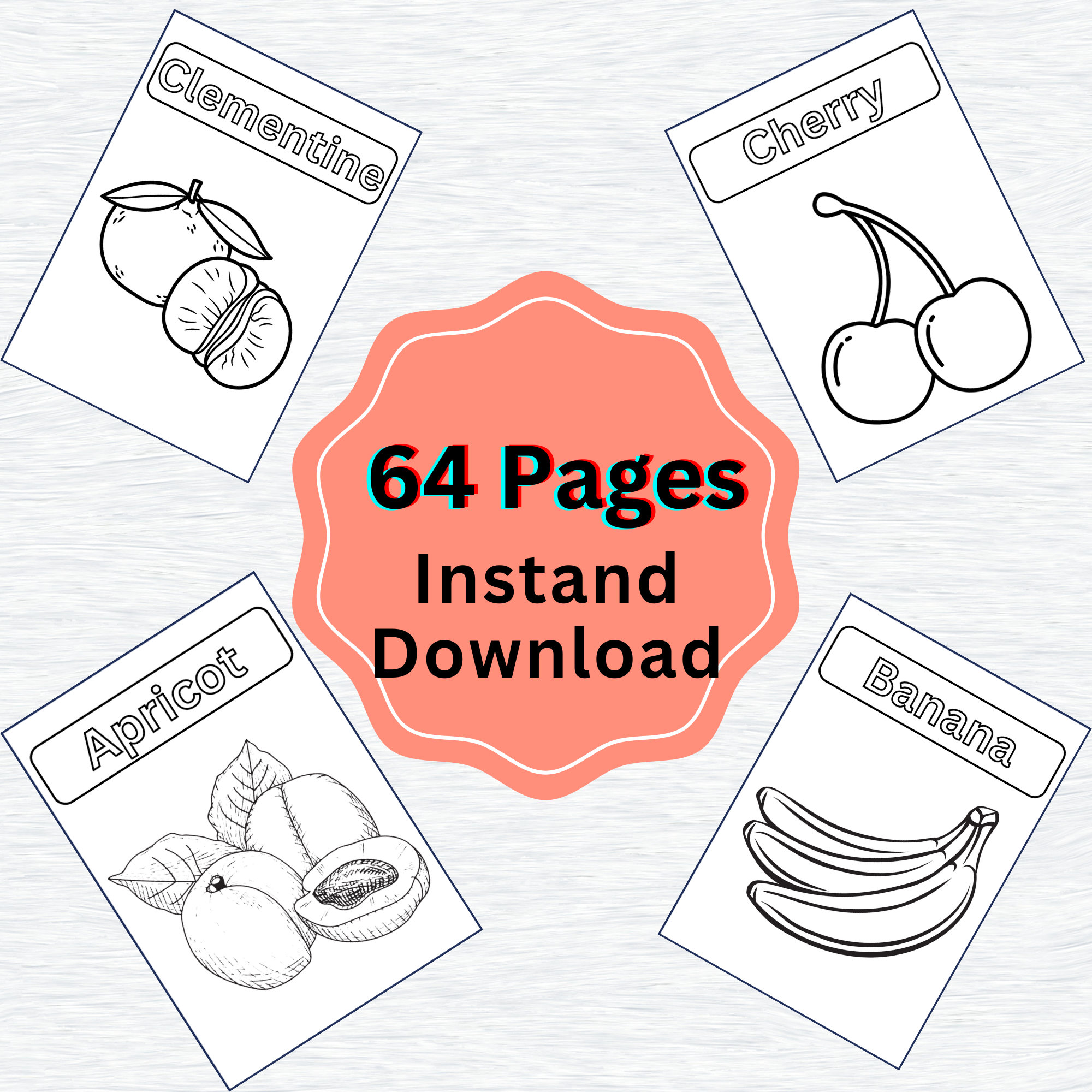 Help Your Kids Learn Fruits With Fun, Printable Coloring Pages for Kids ...