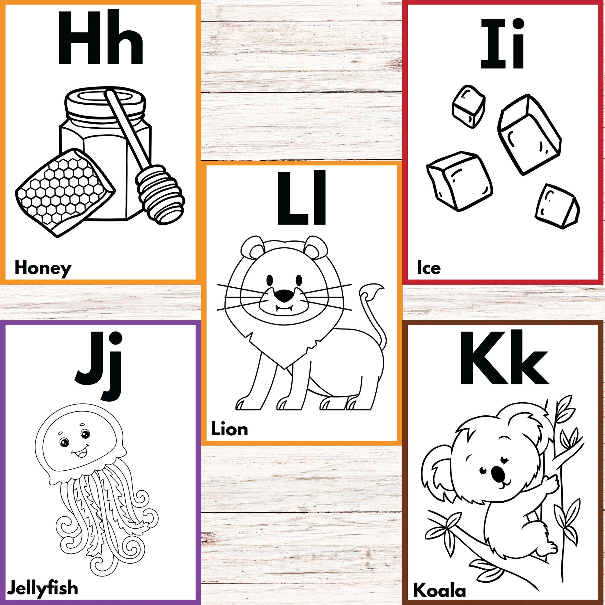 Colorful ABC Delights: Creative Coloring Pages for Kids, Interactive ...