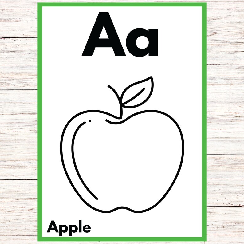 Colorful ABC Delights: Creative Coloring Pages for Kids, Interactive ...