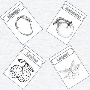 Help Your Kids Learn Fruits With Fun, Printable Coloring Pages for Kids ...