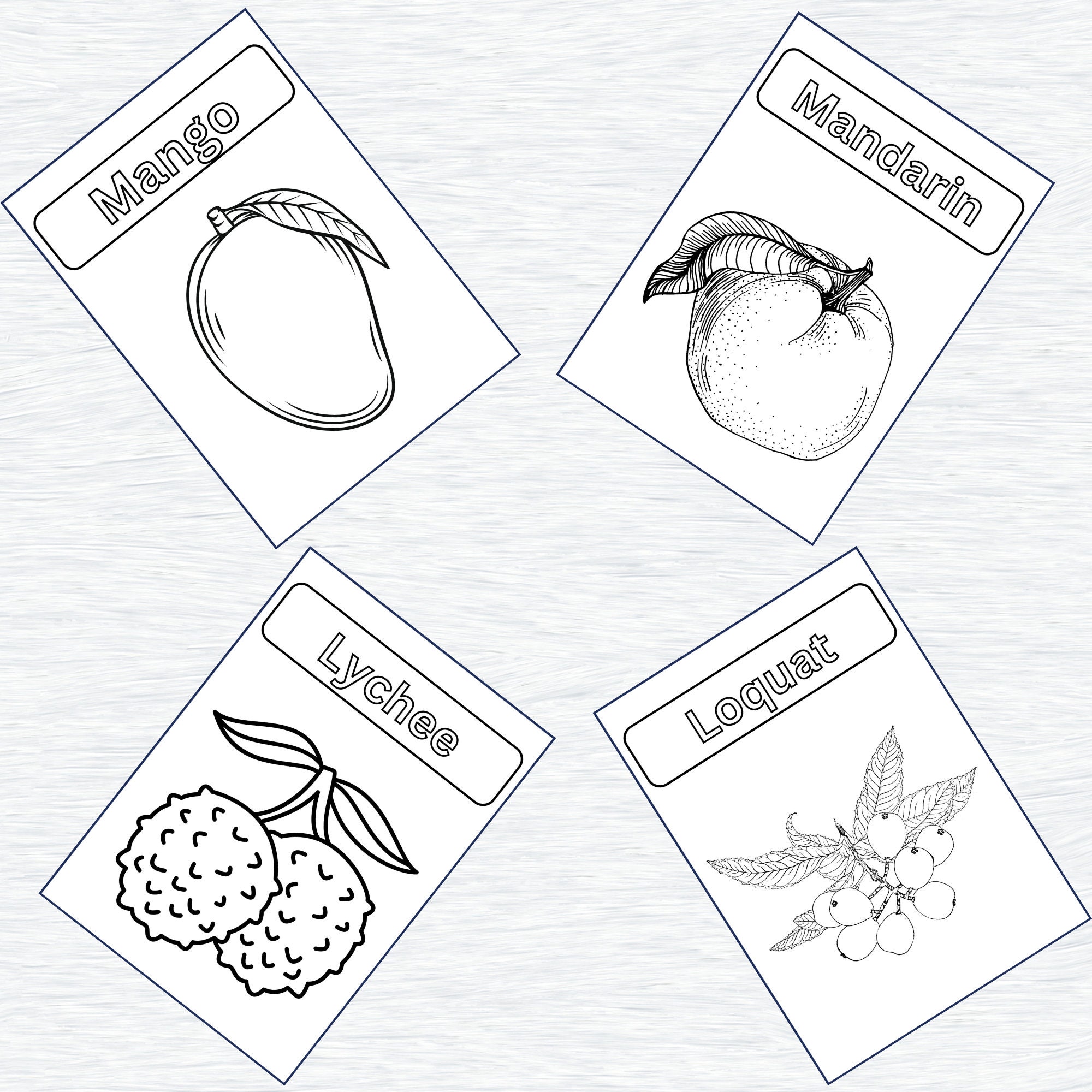 Help Your Kids Learn Fruits With Fun, Printable Coloring Pages for Kids ...