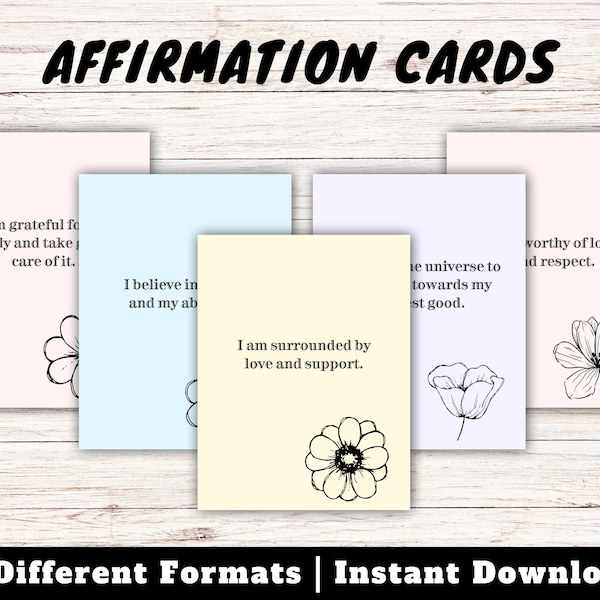 Inspirational Cards - Etsy