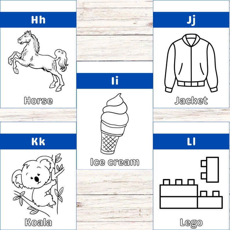 ABC Coloring Pages for Kids, Educational Coloring Book for Kids, Travel ...