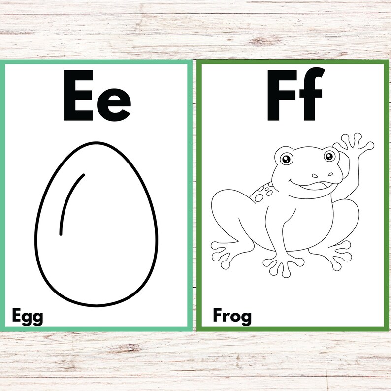 Colorful ABC Delights: Creative Coloring Pages for Kids, Interactive ...