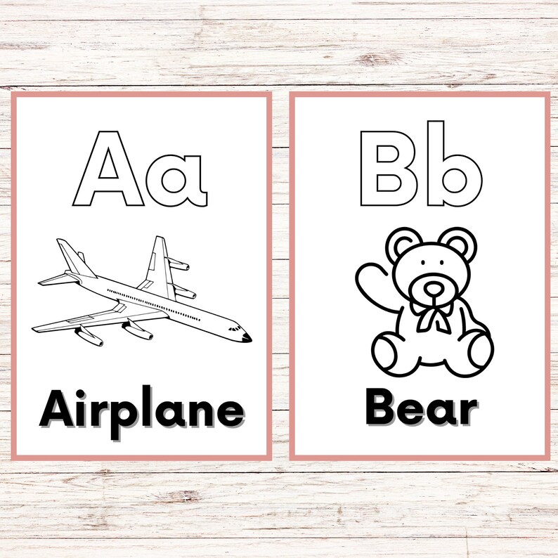 ABC Kids Coloring Book, Learn ABC Having Fun With Alphabet Coloring ...