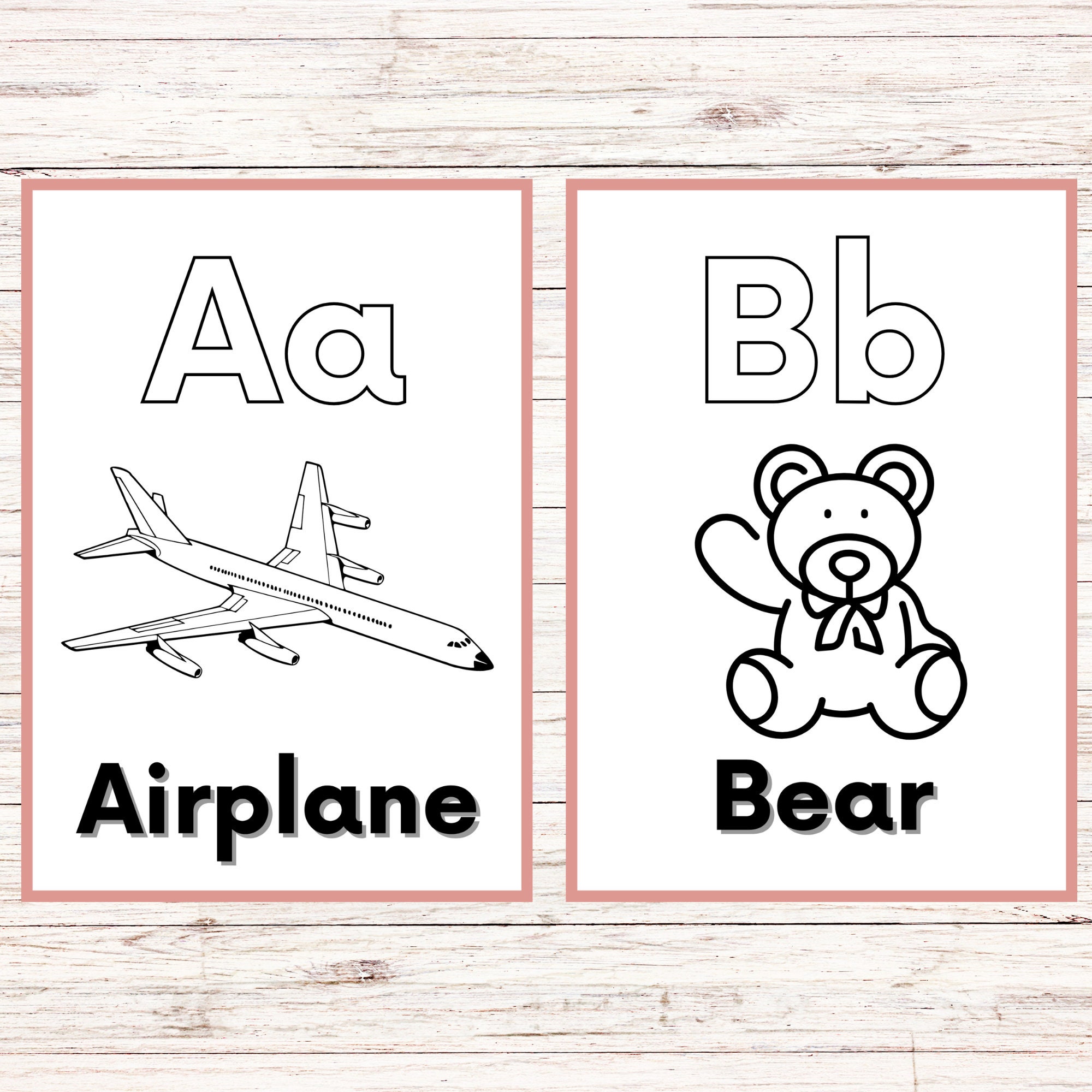 ABC Kids Coloring Book, Learn ABC Having Fun With Alphabet Coloring ...