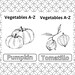 Printable Vegetable Coloring Book Activity for Kids of Any Age, Learn ...