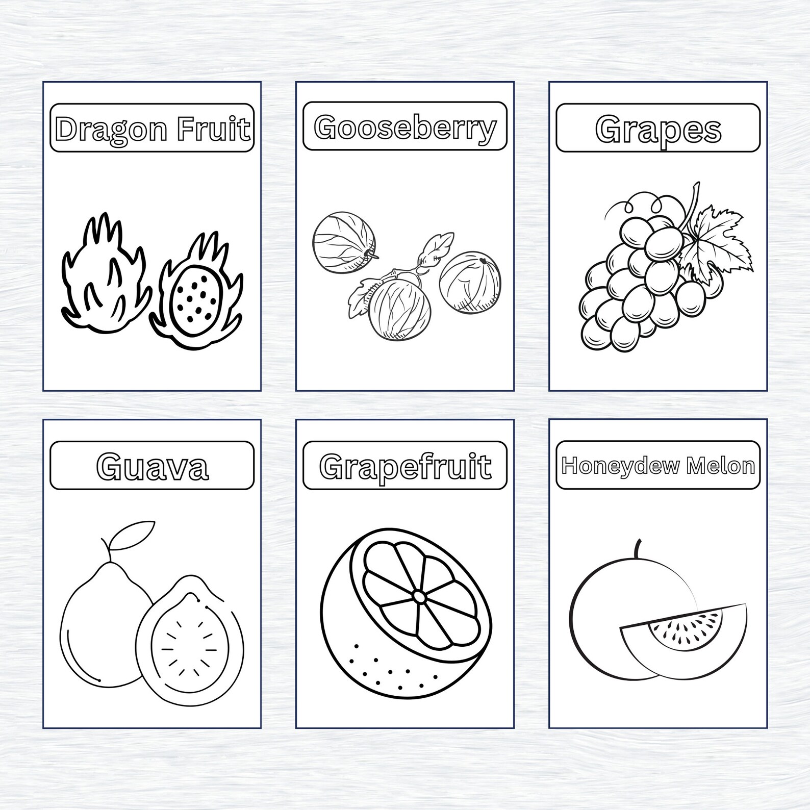 Help Your Kids Learn Fruits With Fun, Printable Coloring Pages for Kids ...