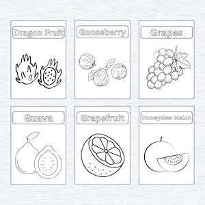 Help Your Kids Learn Fruits With Fun, Printable Coloring Pages for Kids ...