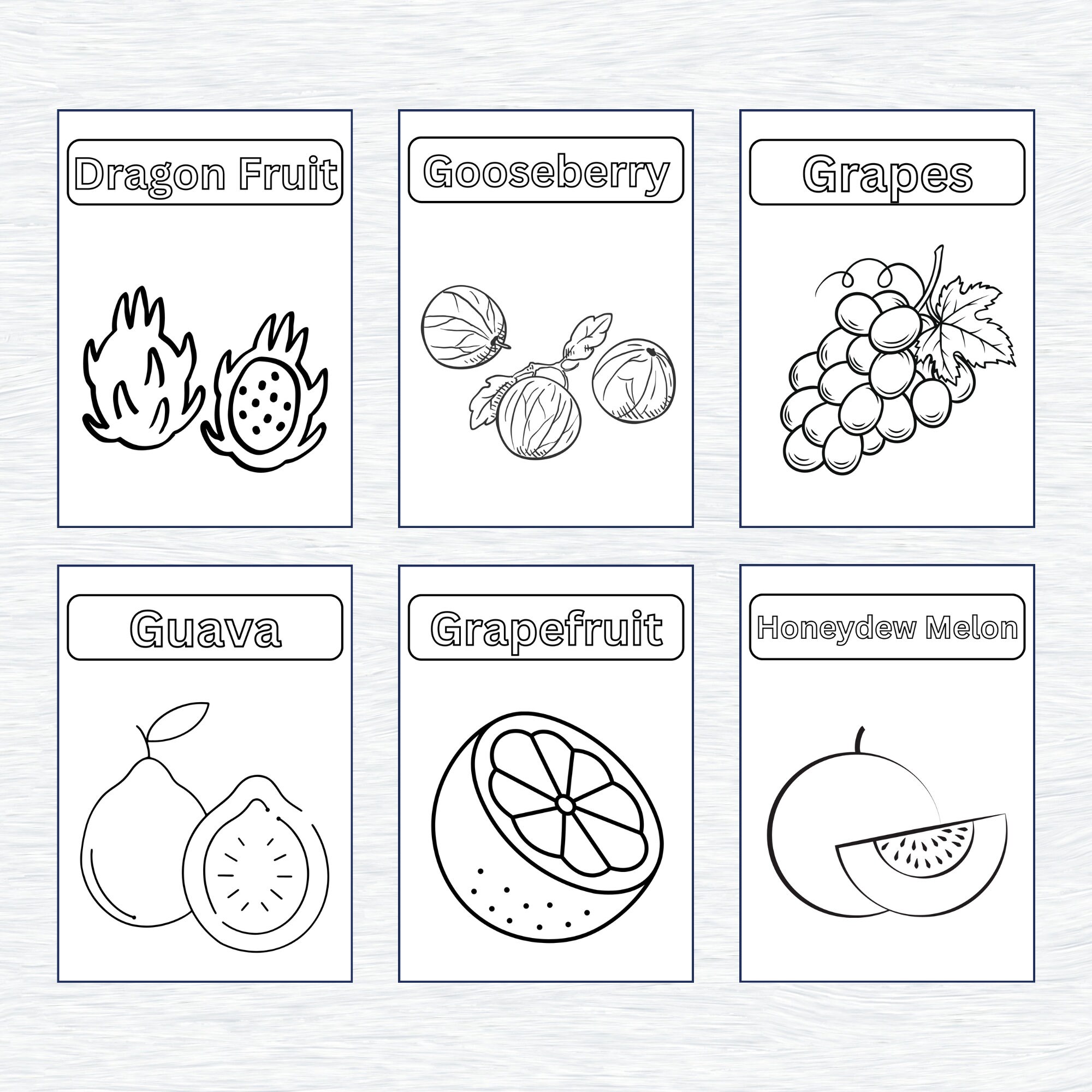 Help Your Kids Learn Fruits With Fun, Printable Coloring Pages for Kids ...