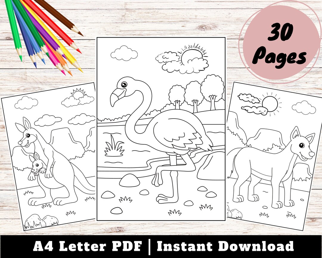 Artistic Animals: Printable Coloring Pages - Beautifully Illustrated ...