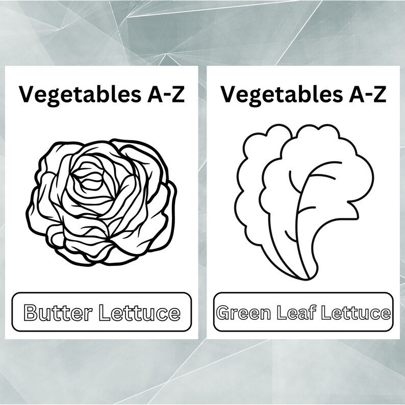 Printable Vegetable Coloring Book Activity for Kids of Any Age, Learn ...