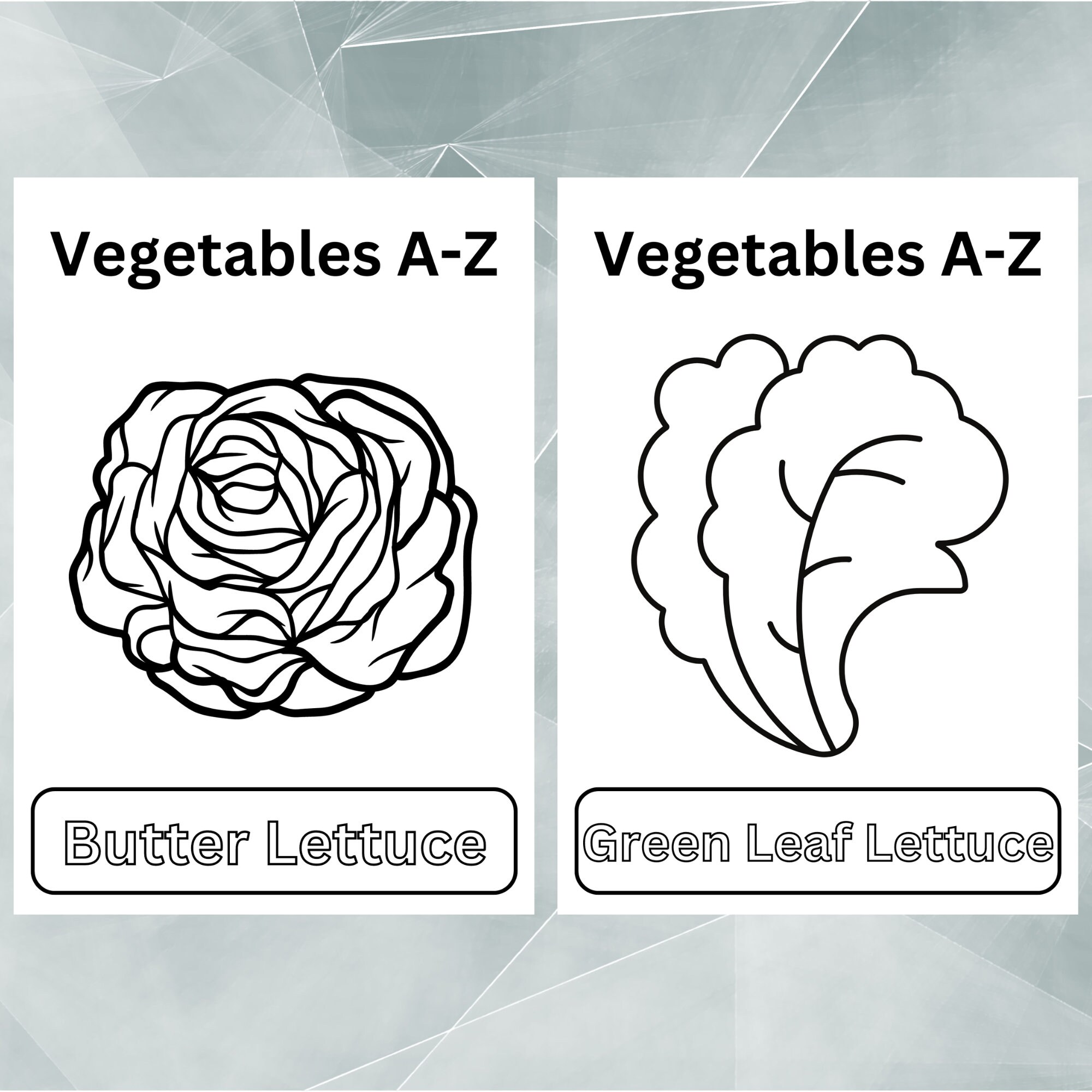 Printable Vegetable Coloring Book Activity for Kids of Any Age, Learn ...