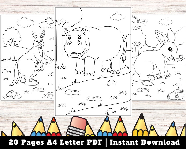 Printable Animal Coloring Pages - Fun and Educational Art for All Ages ...