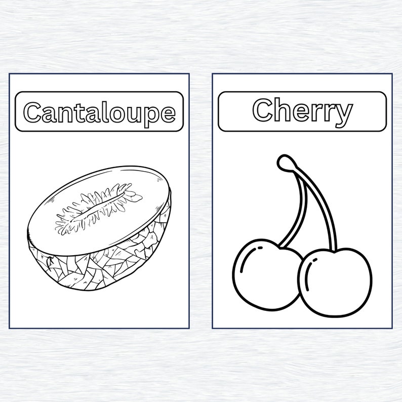 Help Your Kids Learn Fruits With Fun, Printable Coloring Pages for Kids ...