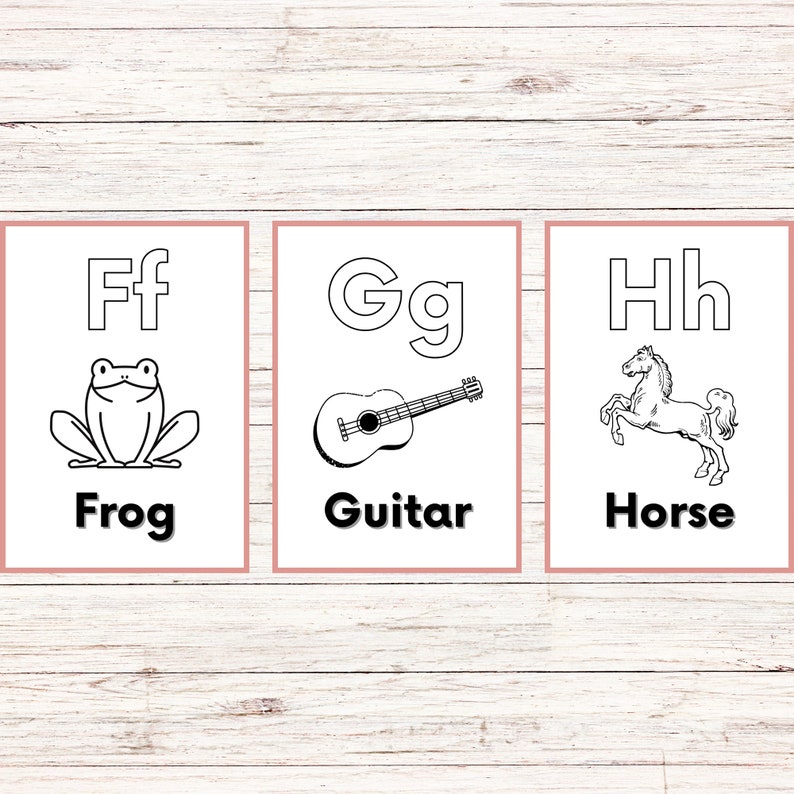 ABC Kids Coloring Book, Learn ABC Having Fun With Alphabet Coloring ...