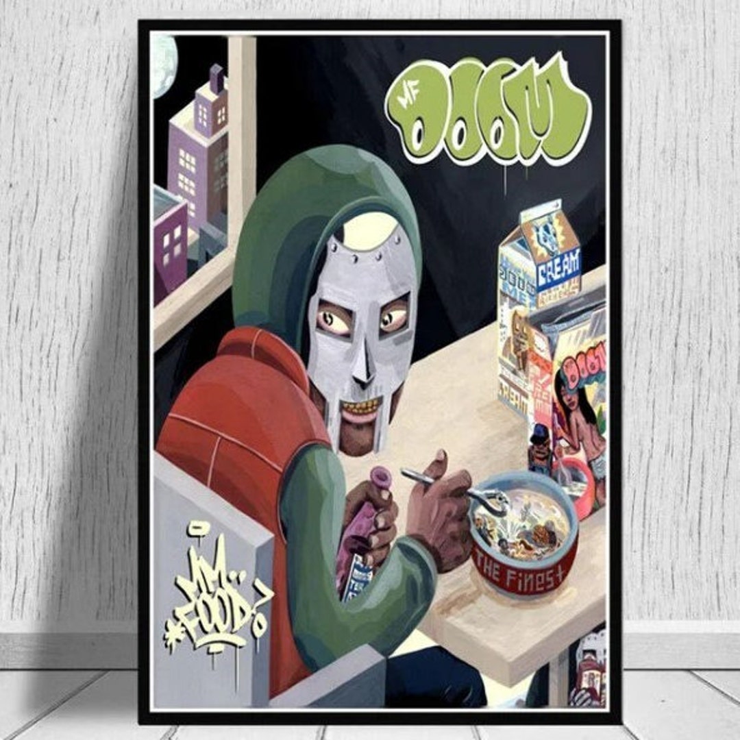 MF Doom Poster Music Album Poster Hip Hop Rap Wall Art - Etsy