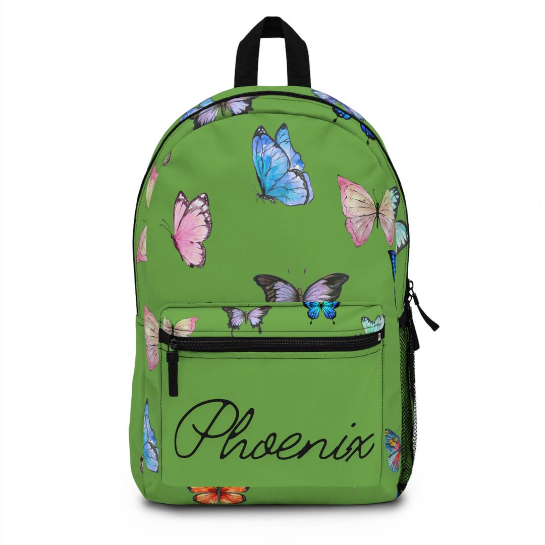 Personalized Butterfly Backpack, Back to School, Butterfly Lover ...