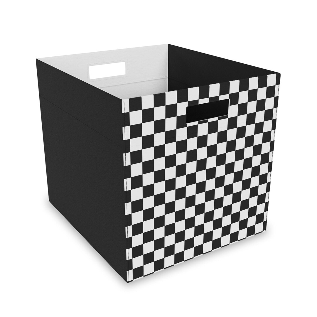 Checkerboard, Felt Storage Box, Checkerboard Pattern, Trendy Organizer ...
