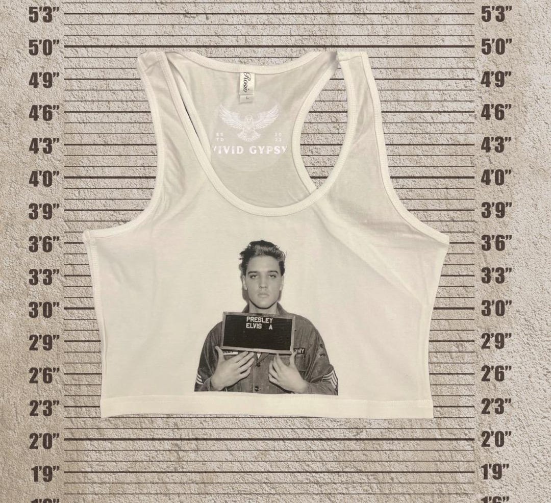 Jail House Rock - Crop Tank Top - Etsy