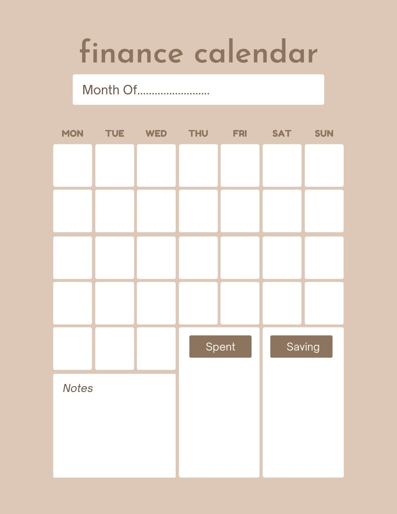 Printable Budget Planner: Savings Tracker, Financial Binder (digital ...