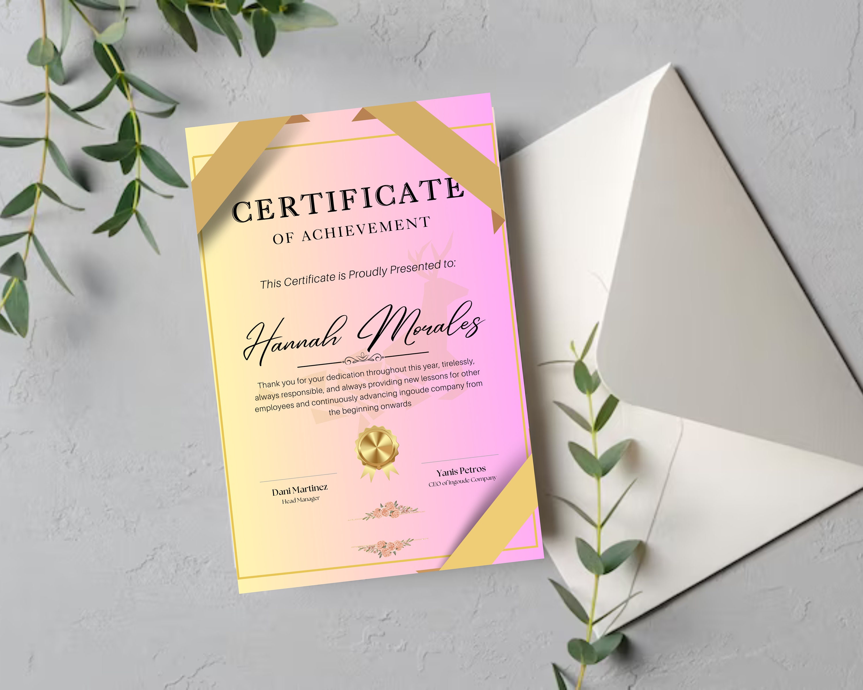 Certificate of Achievement for Art, Editable Artist Certificate of ...