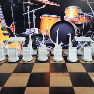 3D Printed Chess Set | Instrumental Style - Etsy