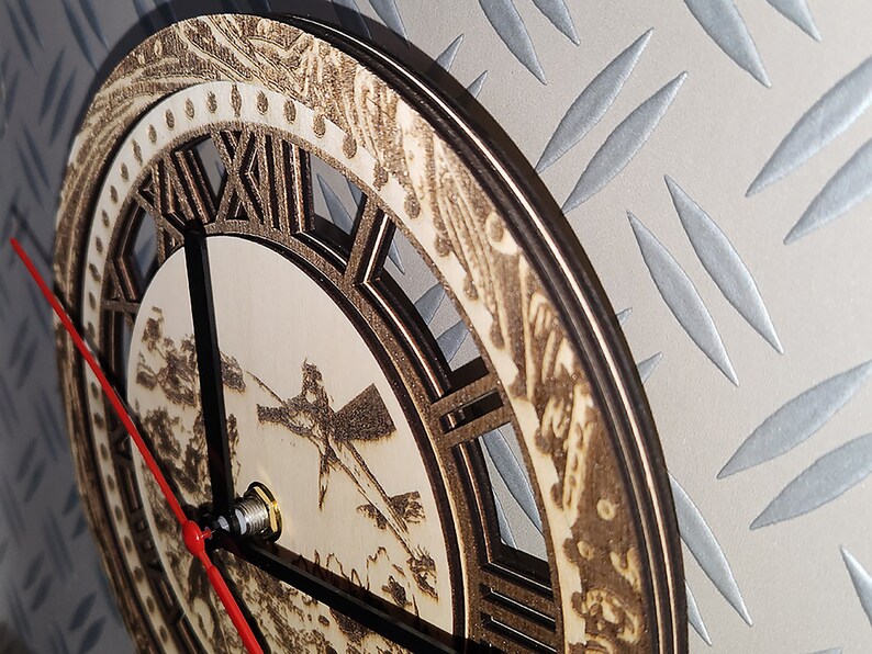 3D Laser-engraved Clock | Pandora-style - Etsy