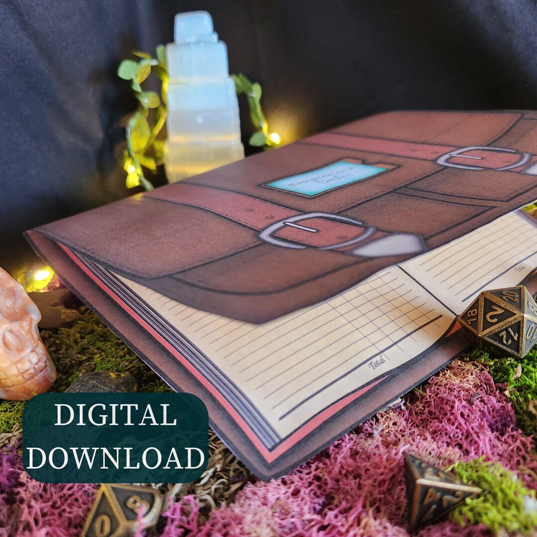 Immersive Inventory - Dnd 5e Compatible | Messenger Bags With Ledger ...