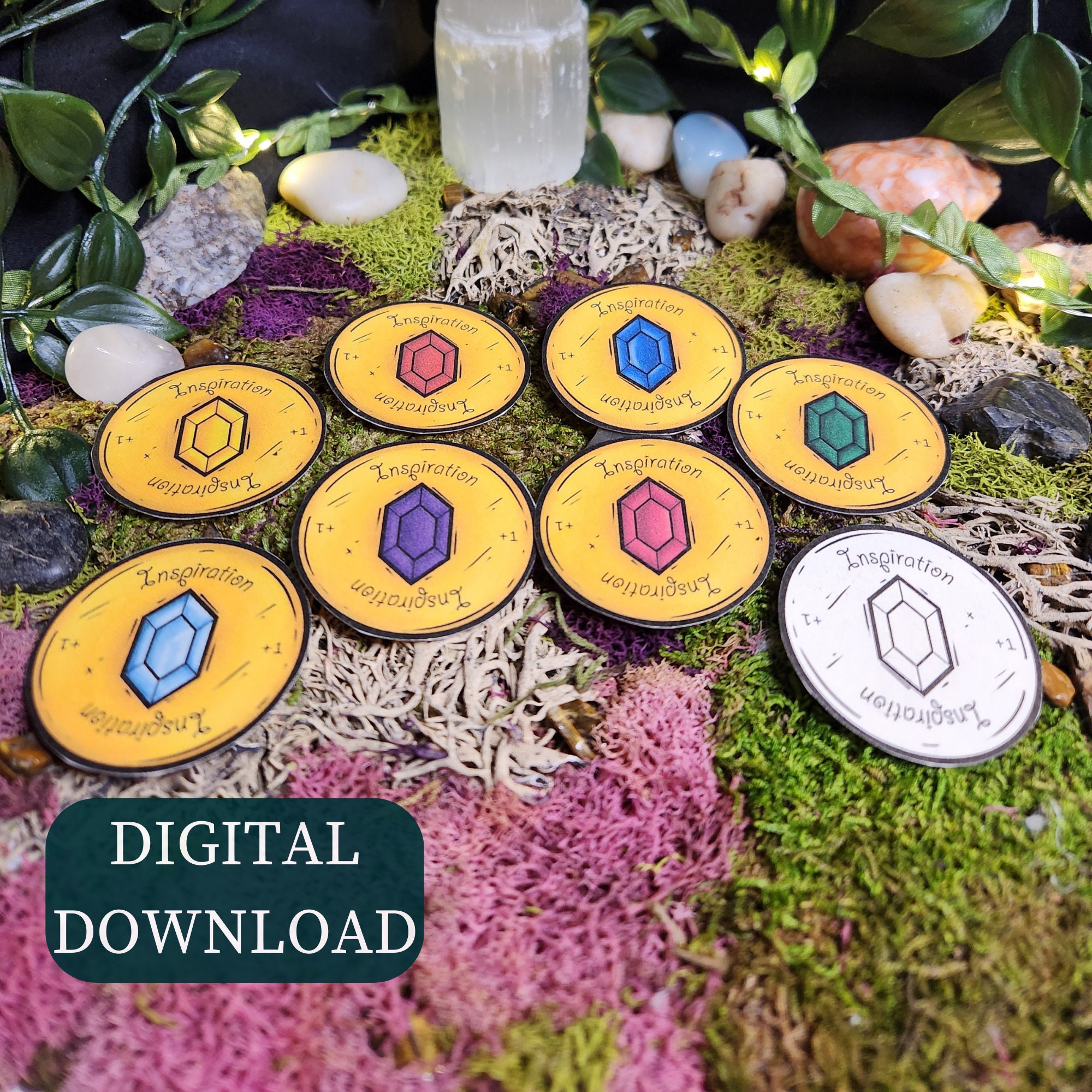 Immersive Inspiration - Dnd 5e Compatible | Inspiration Tokens ...