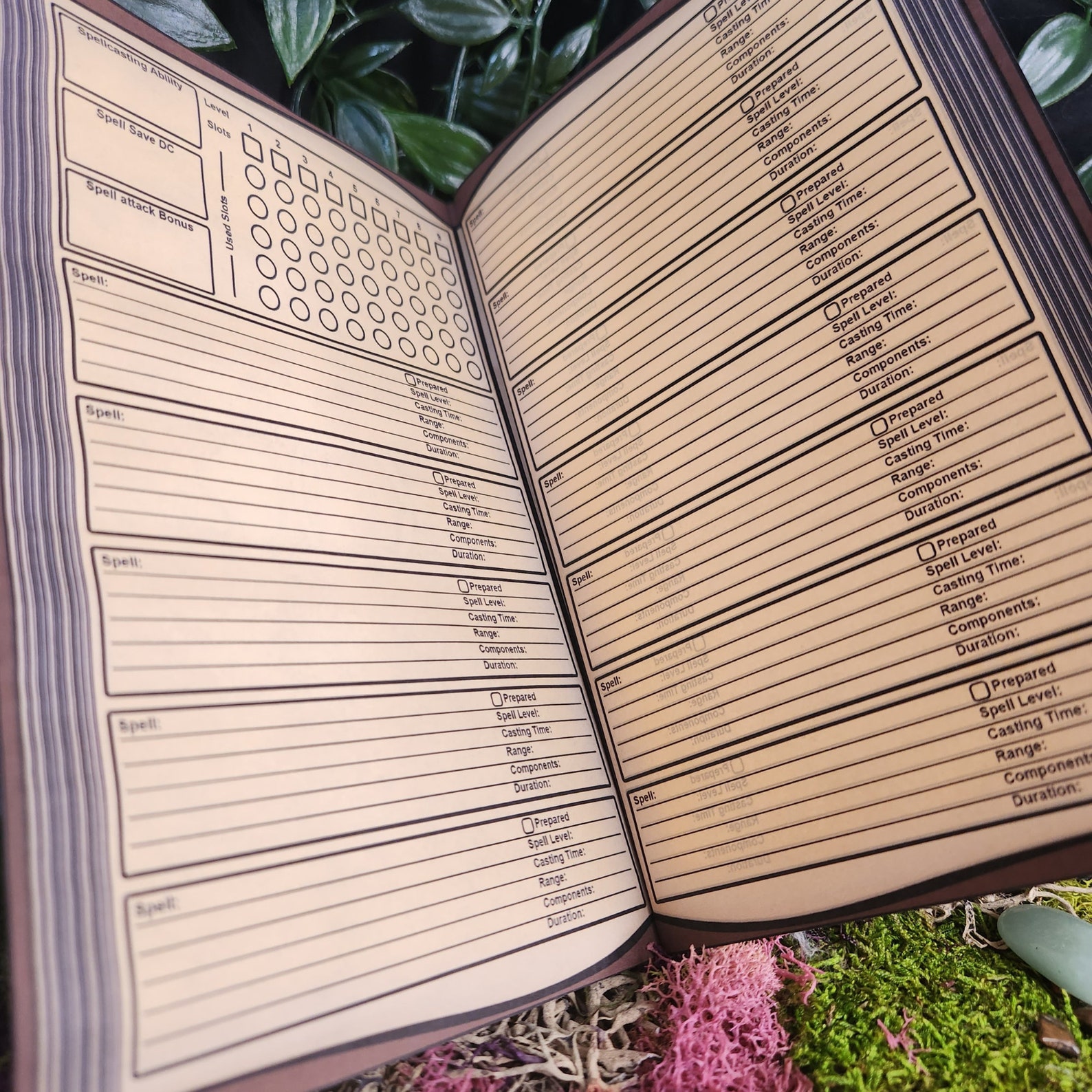 Immersive Spellbook - Dnd 5e Compatible | Spell Tracker | Digital ...