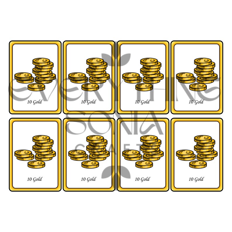 Immersive Currency - Dnd 5e Compatible | Copper, Silver & Gold Coin ...
