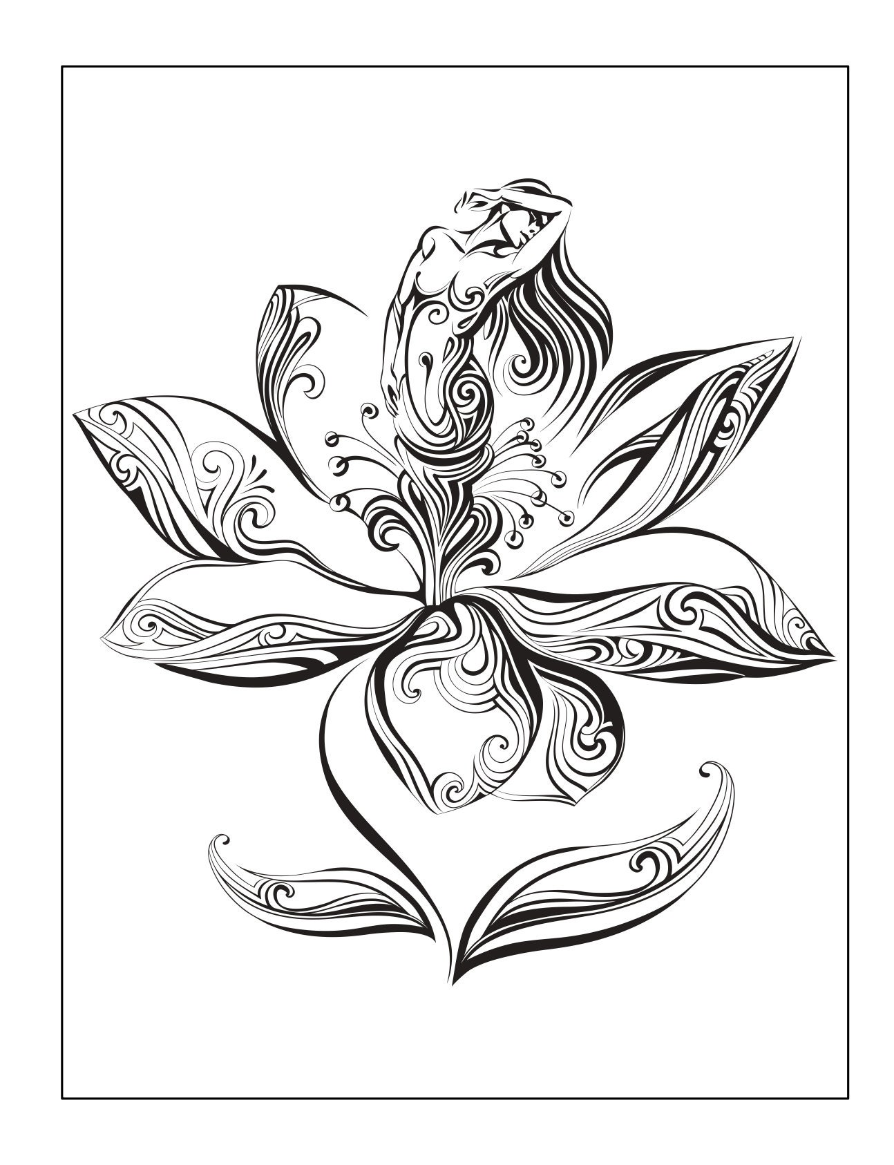 Digital Coloring Pages - Etsy