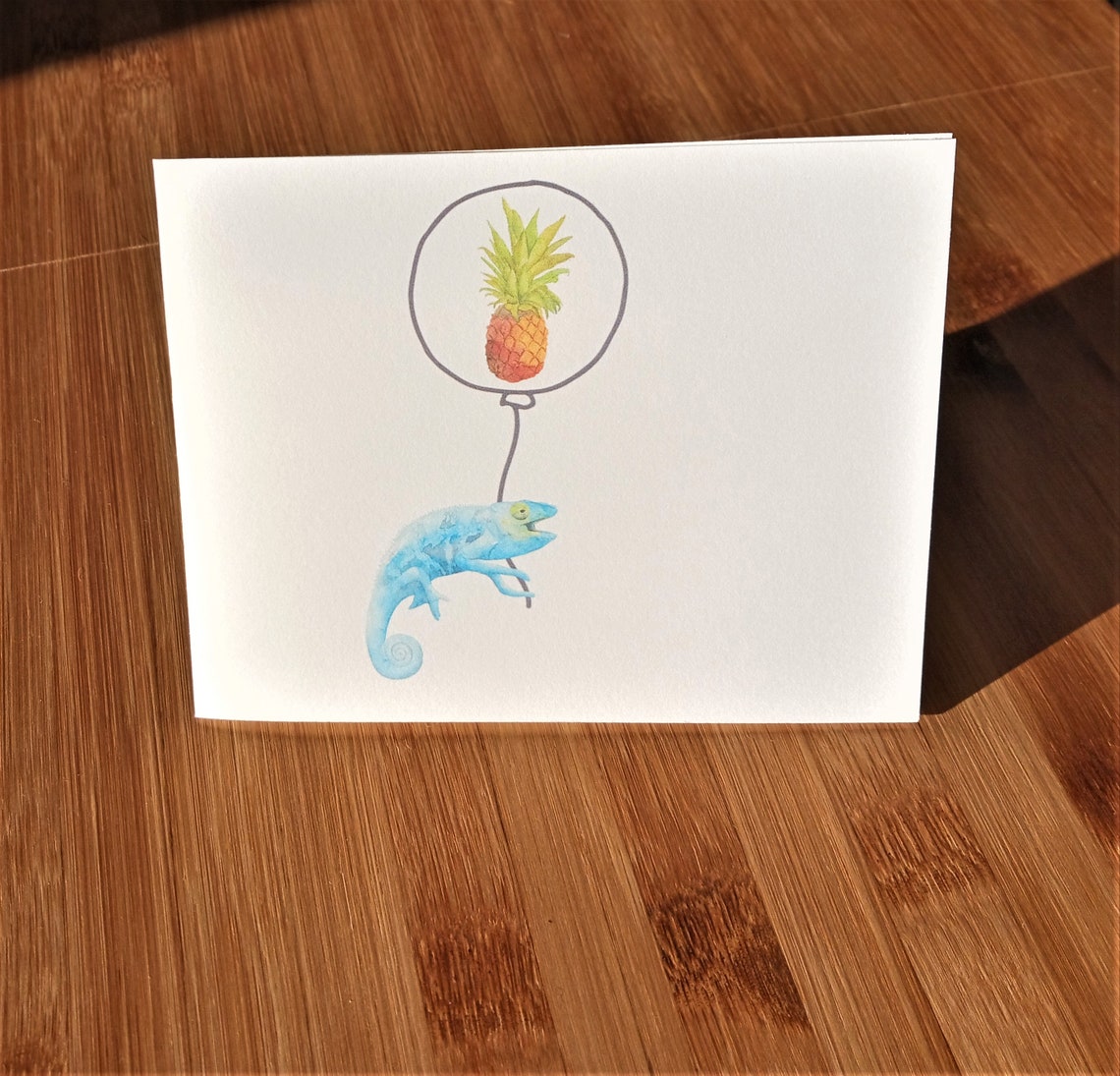 Lizard Tales Part 1 Blank Inside Two Designs Note Card - Etsy